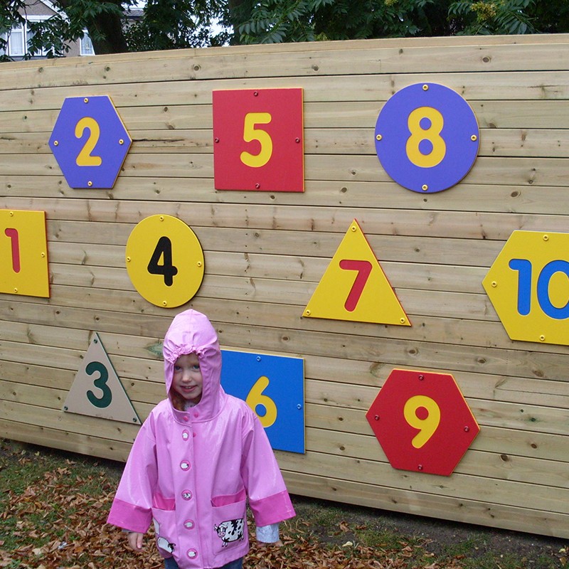 Sports Panel - Set of 1-10 Numbered Shapes - Playtime By Fawns