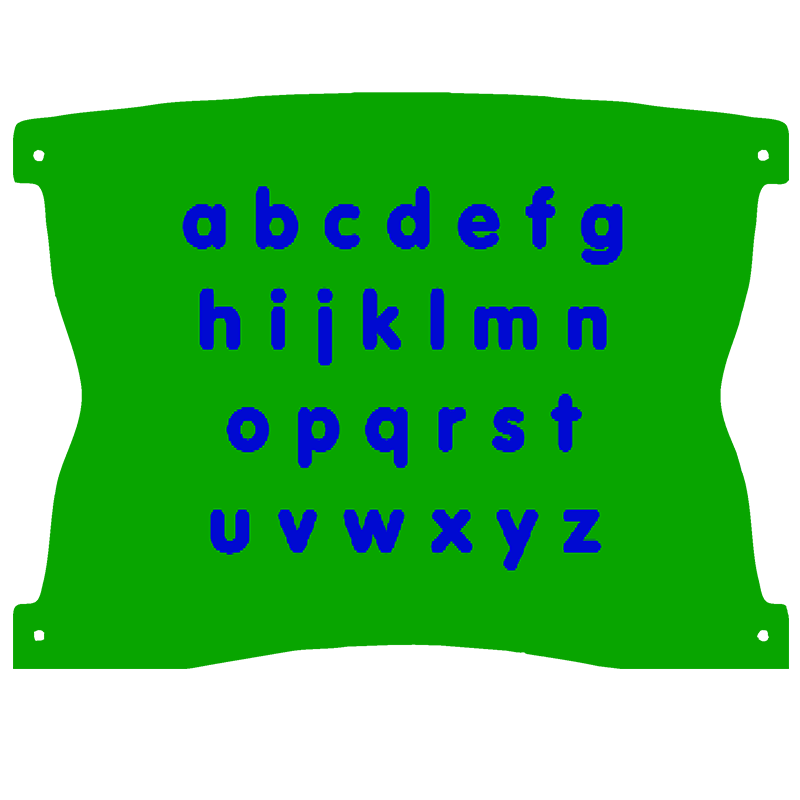 Wall Panel - Alphabet Lower Case - Playtime By Fawns