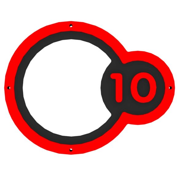 Sports Panel - Wall Target Rings (set of 5) - Playtime By Fawns